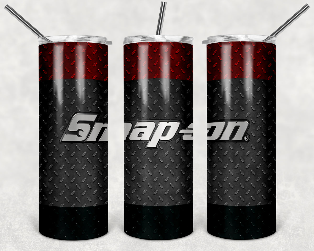 Snap-On Tools 20oz Skinny Tumbler custom drinkware - with straw - Stai ...